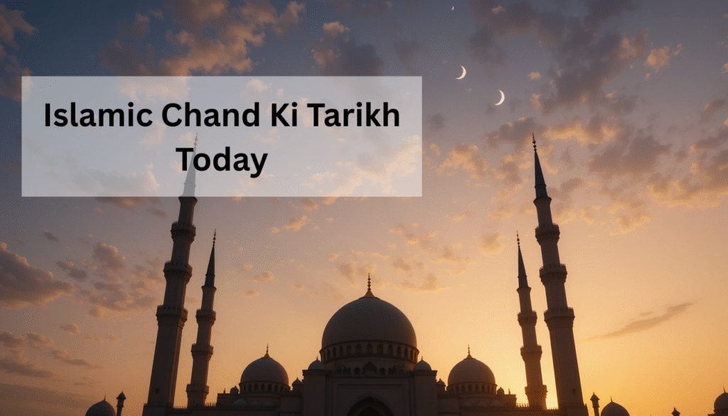 Islamic Chand Ki Tarikh Today in india